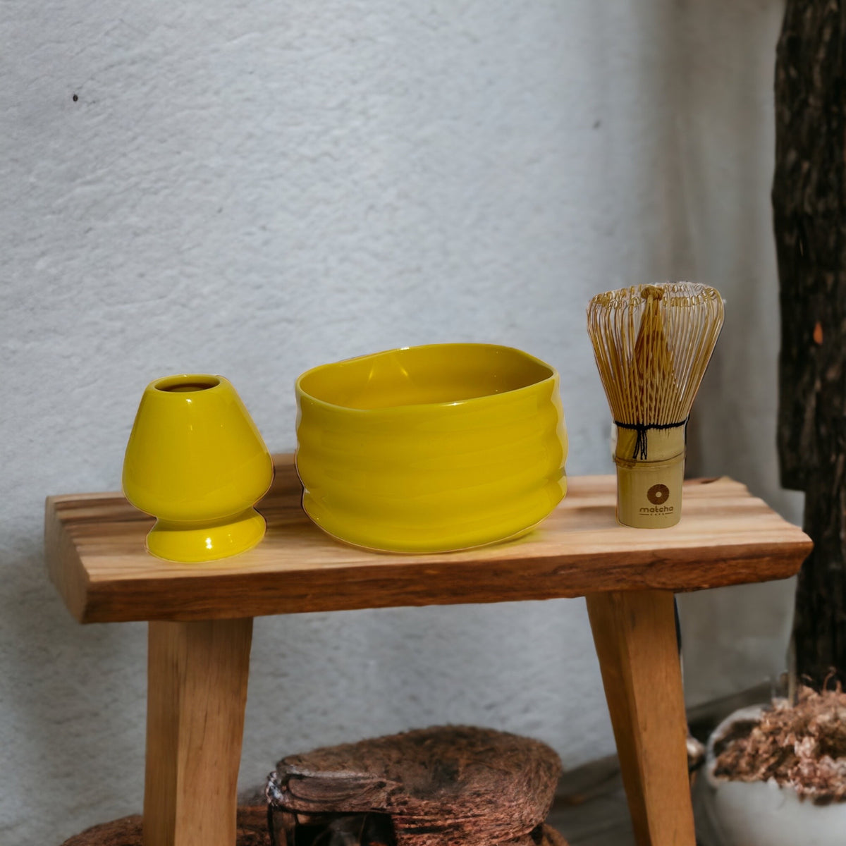 YELLOW Matcha Tea Set | Matcha for Trading